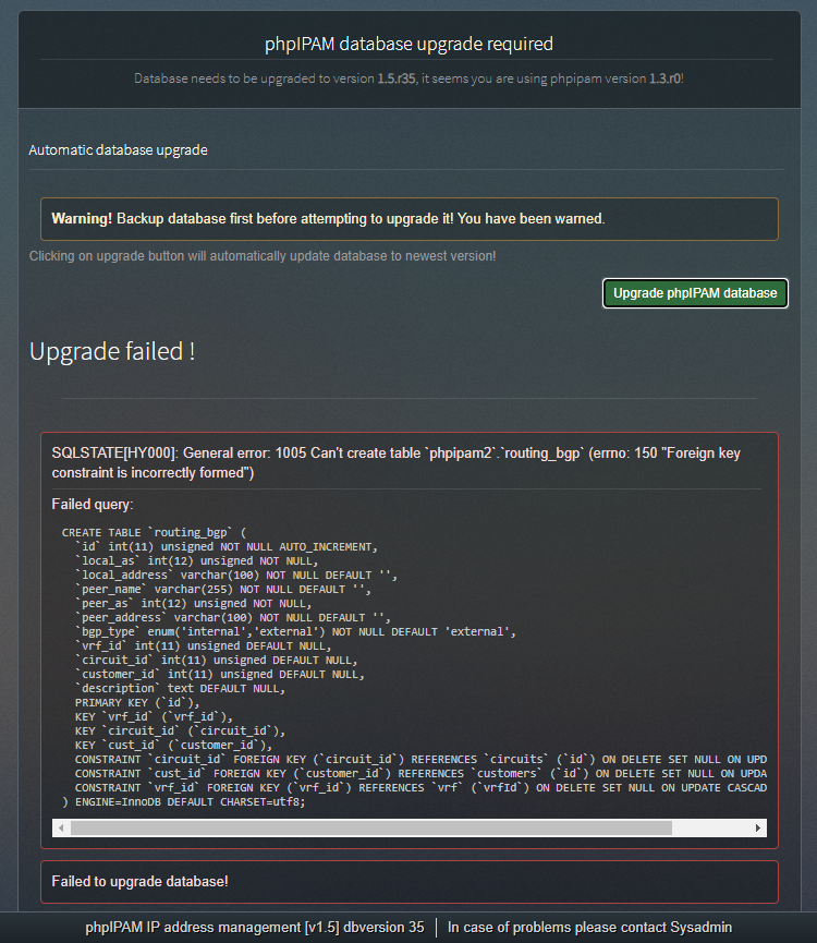 Error Exporting Subnetsip Addresses · Issue 3160 · Phpipamphpipam · Github