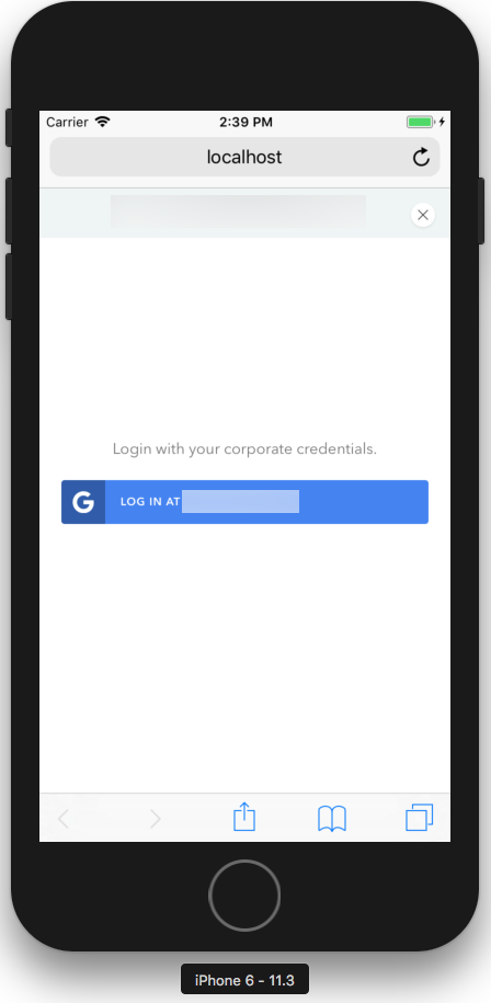 Lock does not show the "Log In at " button for Google Apps connection on iPhones · Issue #1357 ...
