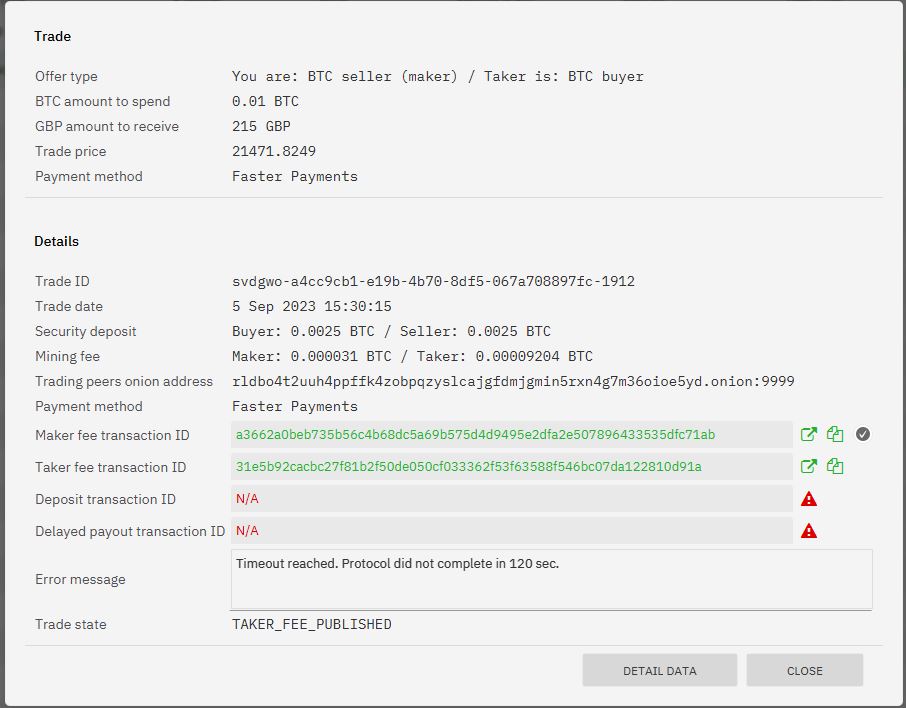 Fee Reimbursement For Trade Svdgwo · Issue 1468 · Bisq Networksupport · Github 
