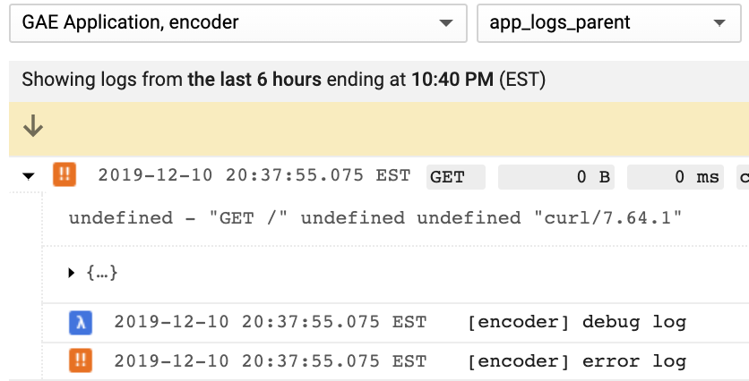 stackdriver: update log level on GAE request entry · Issue #1701 · googleapis/google-cloud-go ...