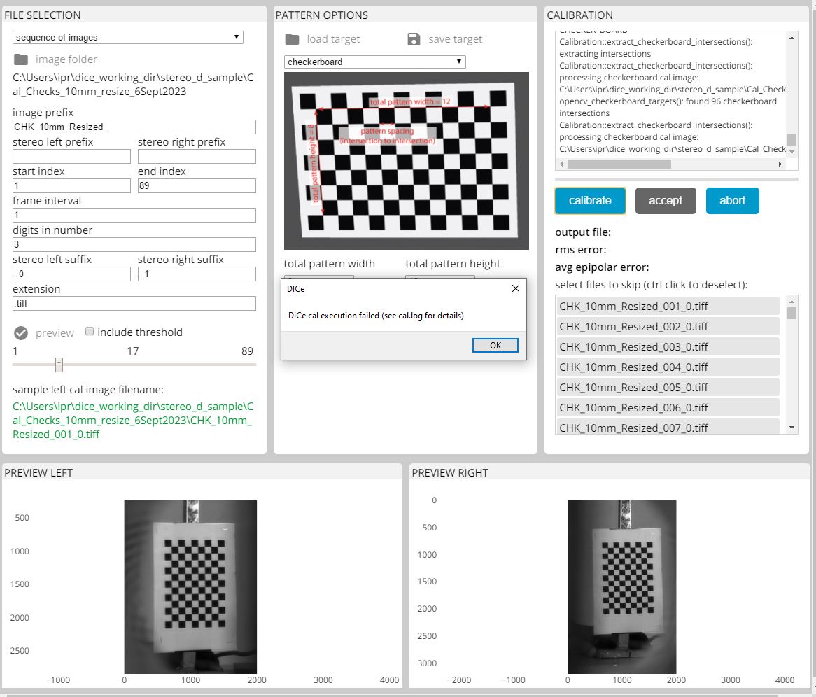 Stereo calibration issue with dot pattern · Issue #302 · dicengine/dice · GitHub