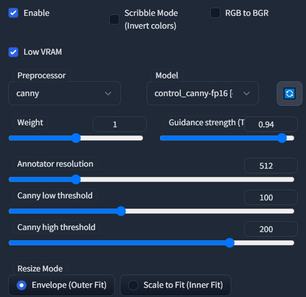 Controlnet influence decay (?) when batch count > 1 and guidance