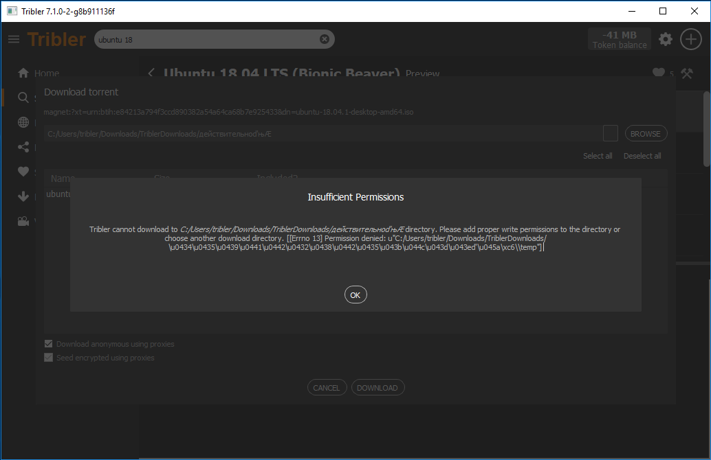 Yet another UnicodeDecodeError · Issue #3956 · Tribler/tribler · GitHub