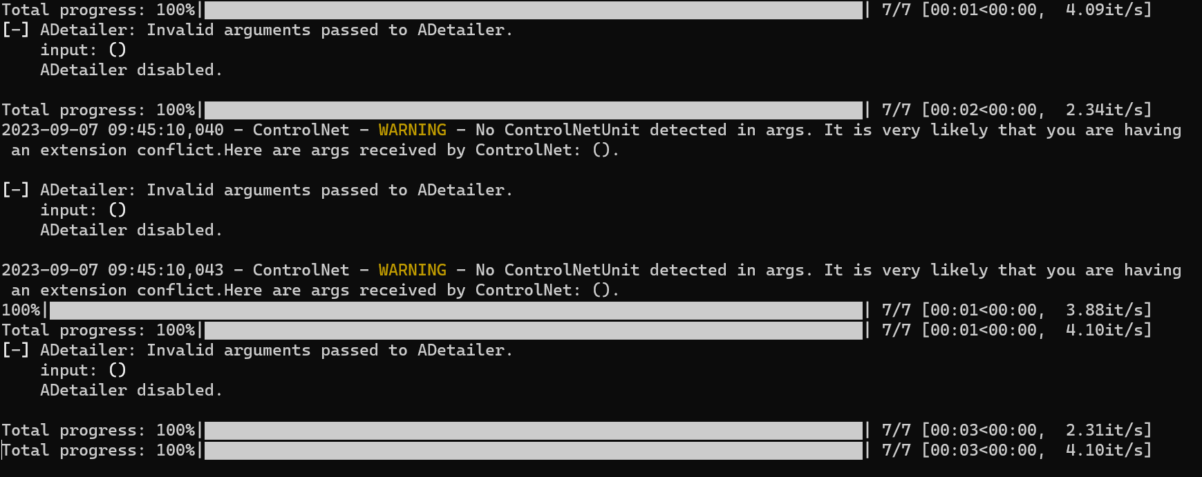 [bug] Error After Updated To V1 1 408 · Issue 2075 · Mikubill Sd