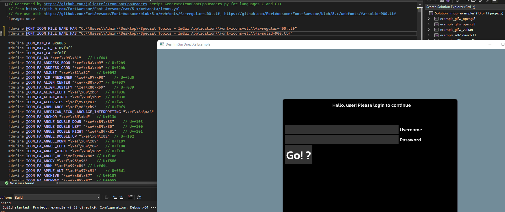 Unable to load FontAwesome icons · ocornut imgui · Discussion #6839 · GitHub