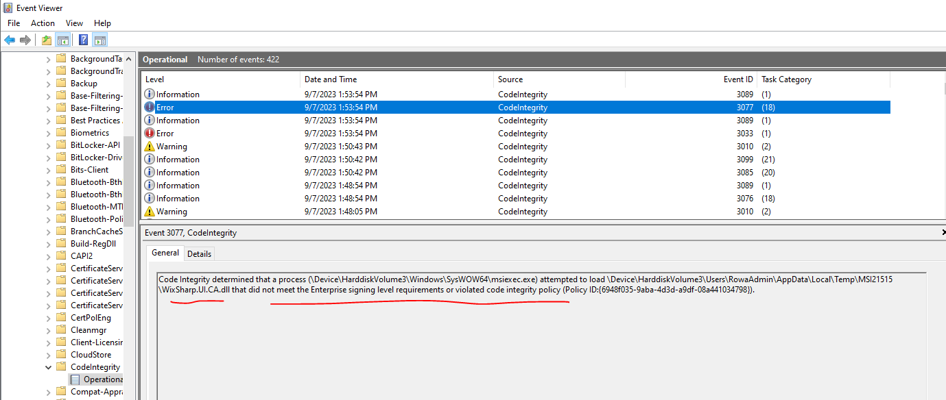 Signing issue with auto-generated assembly "WiXSharp.UI.CA.dll" when building MSI · Issue #1337 ...