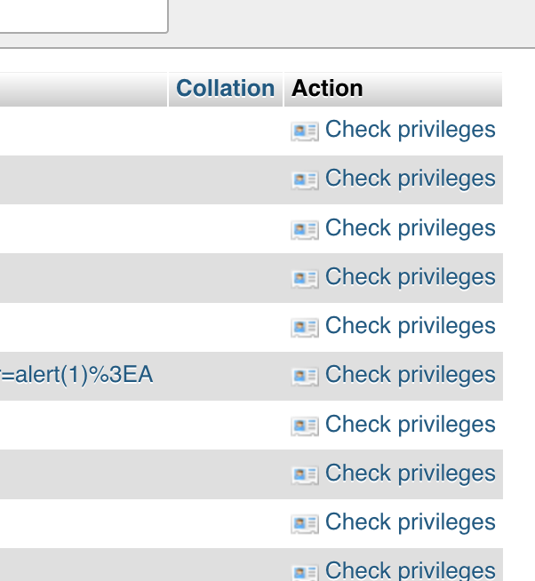 All databases in Databases tab are shown with default collation · Issue #14705 · phpmyadmin ...