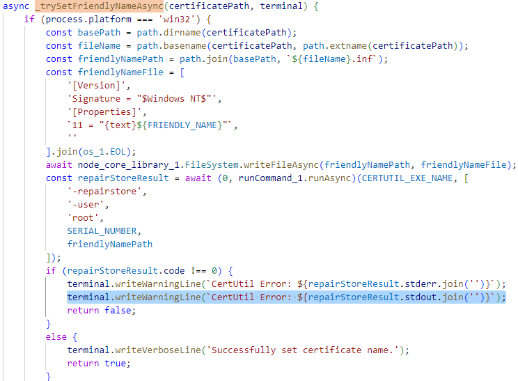 SPFX Error - [trust-cert] CertUtil Error · Issue #9201 · SharePoint/sp-dev-docs · GitHub