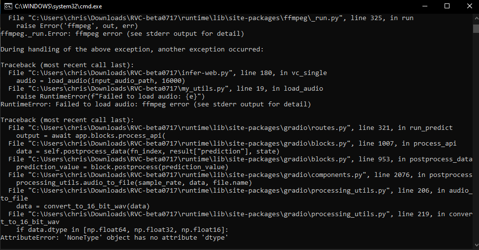 RVC converting voice · Issue #1212 · RVC-Project/Retrieval-based-Voice-Conversion-WebUI · GitHub