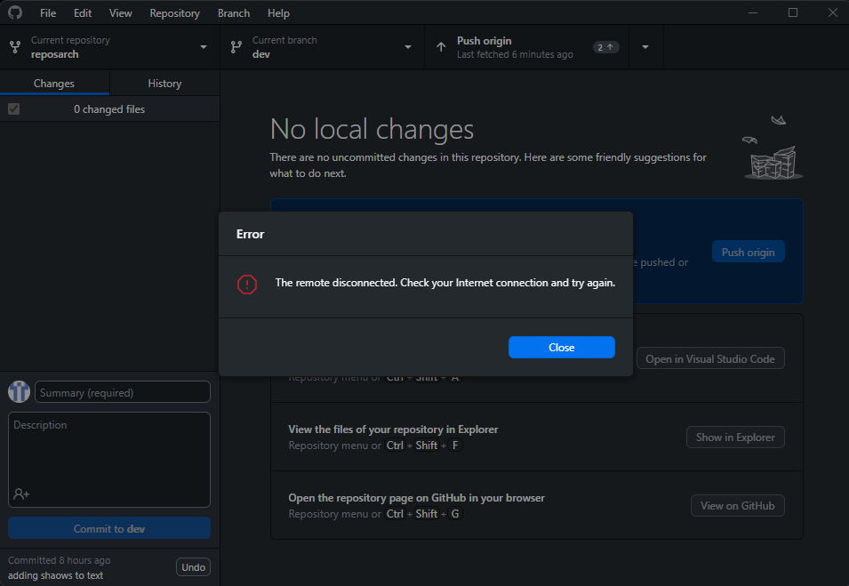Having difficulty to sync my code and push the commit · Issue #172 · nicoarellano/reposarch · GitHub