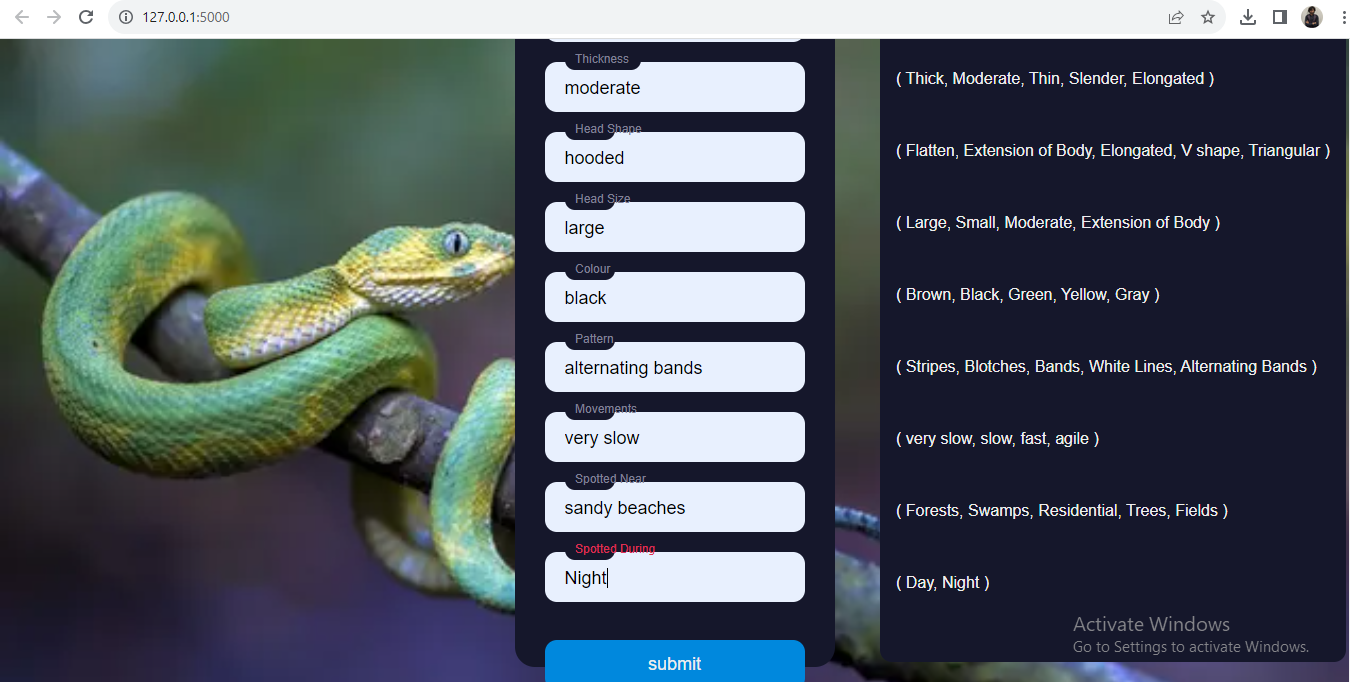 GitHub - ashwin-chitra-mohan/Snake_Eyes: 'Snakes Eyes' gives you 'Snake ...
