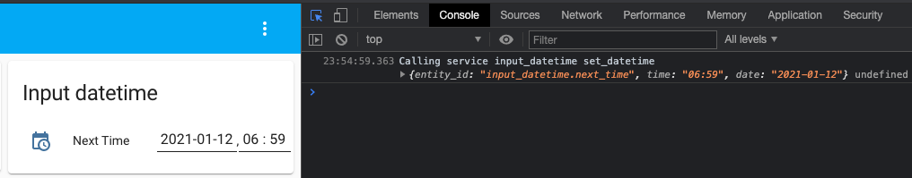 Setting both date and time on input_datetime only changes date · Issue #8813 · home-assistant ...