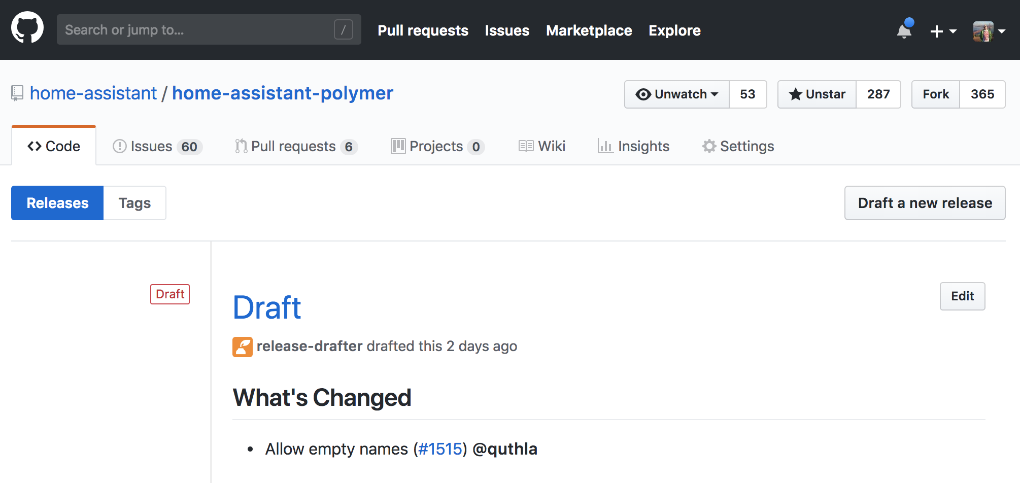Release not being updated · Issue #29 · release-drafter/release-drafter · GitHub