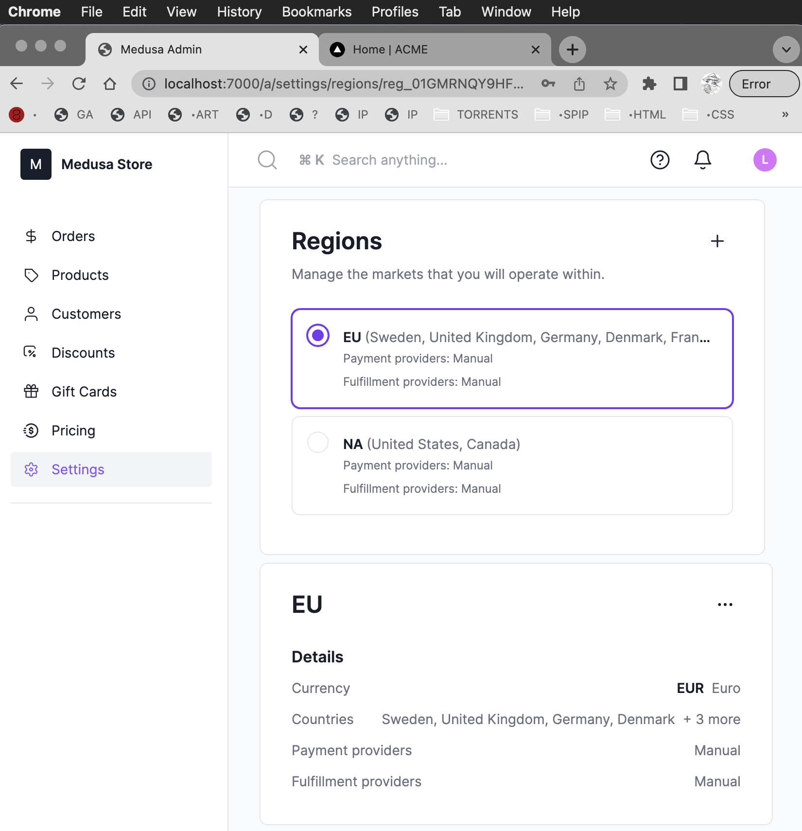 Connect admin, medusa-store, nextjs-starter, Minio. Structure guidelines needed · medusajs ...