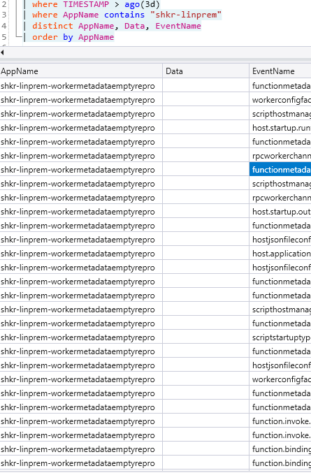 Worker metadata metric event should not be emitting empty metadata · Issue #8818 · Azure/azure ...