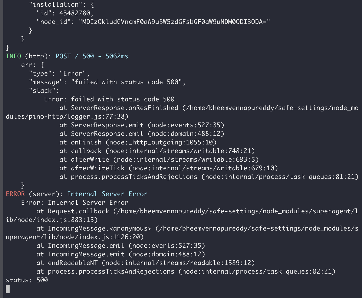 Help With Setup With Docker And Other Bugs · Issue 545 · Github Safe Settings · Github