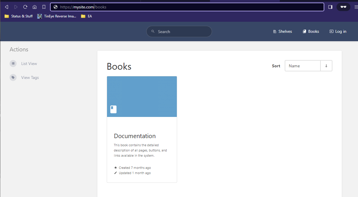 v23.08.2 Application Homepage Setting Not Working · Issue #4542 · BookStackApp/BookStack · GitHub