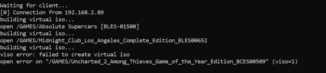 ps3netserv - viso error viso=1 · Issue #950 · aldostools/webMAN-MOD · GitHub