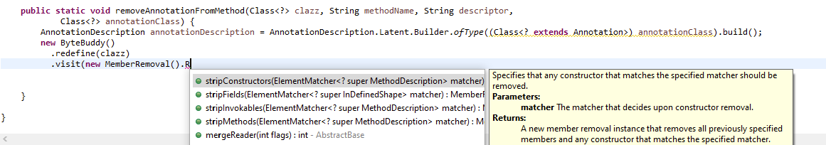 How to remove an annotation easily · Issue #1262 · raphw/byte-buddy · GitHub