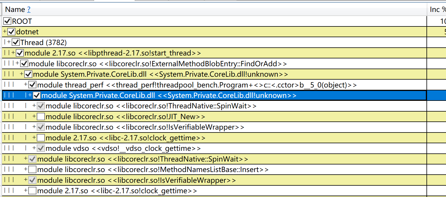 missing symbols in Linux perf report · Issue #9013 · dotnet/runtime · GitHub