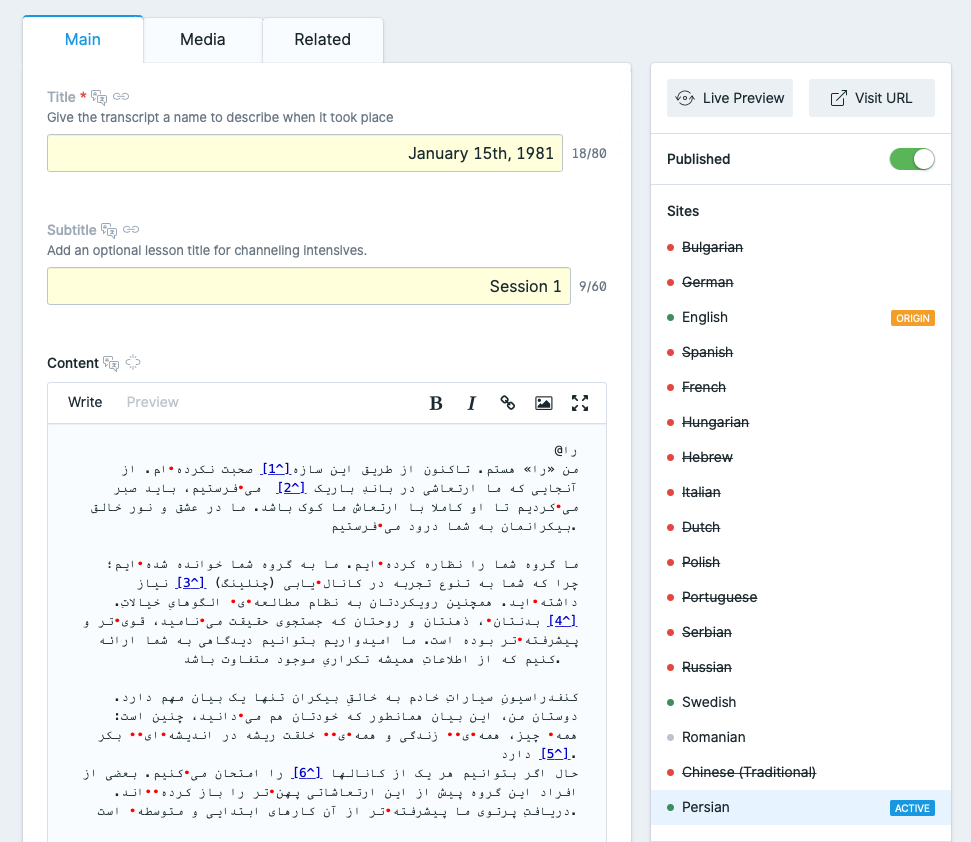 Control Panel (markdown editor) doesn't support RTL languages · Issue #5942 · statamic/cms · GitHub