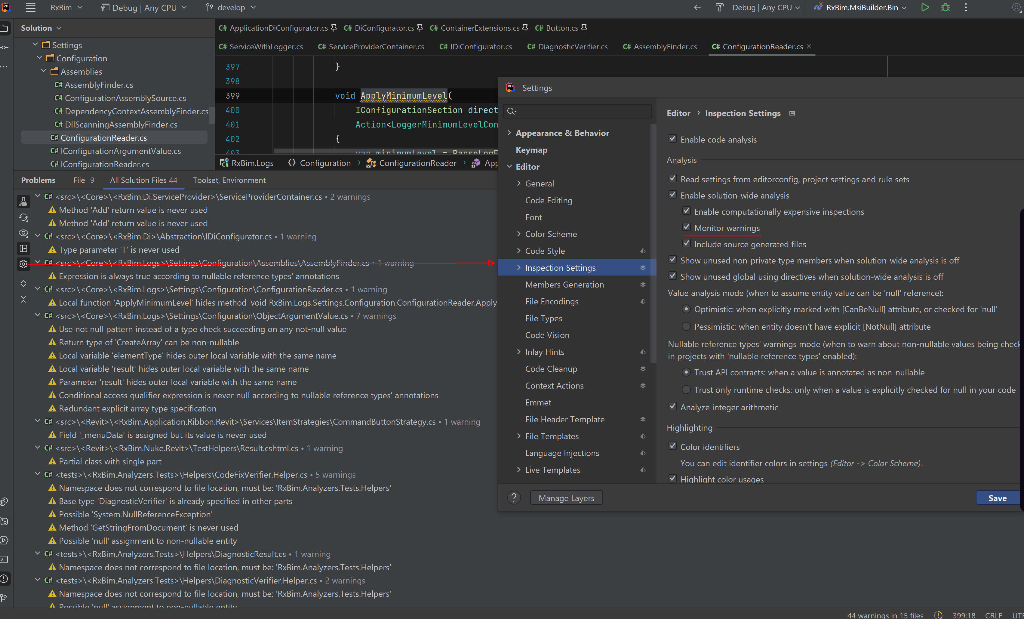 Fix Warnings · Issue #56 · ReactiveBIM/RxBim · GitHub