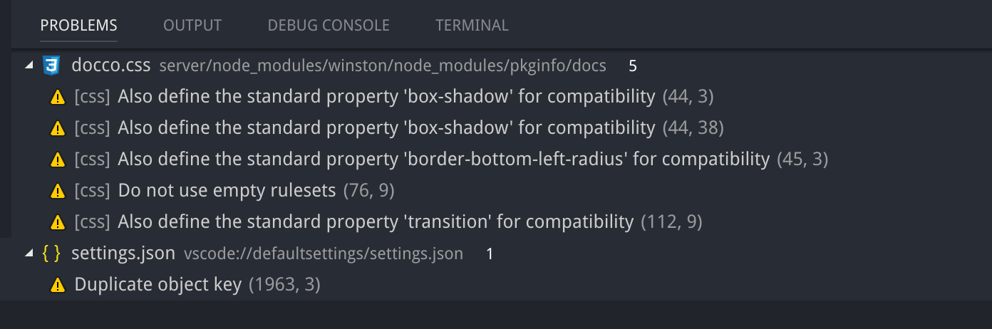 Default settings seem to have duplicate object key "npm.runSilent": false · Issue #32944 ...