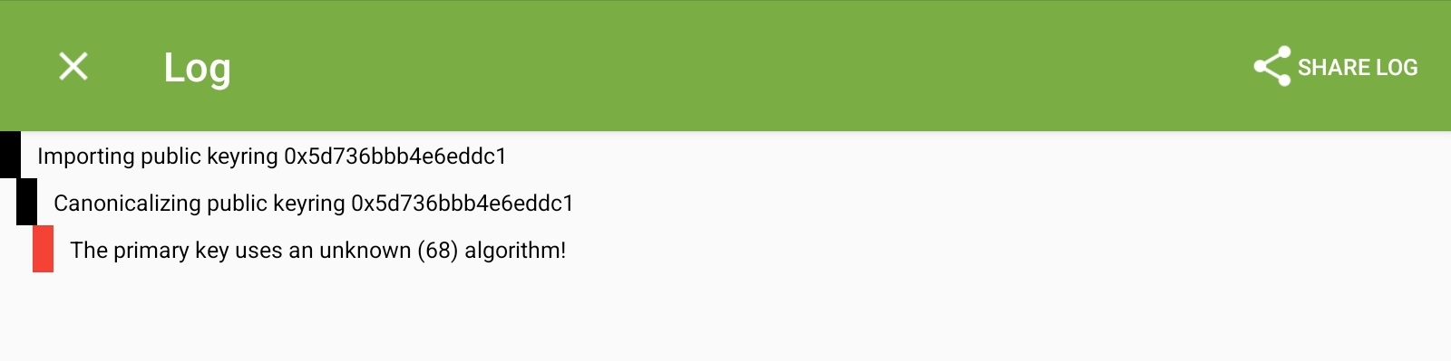 Error when importing a public key · Issue #2850 · open-keychain/open-keychain · GitHub