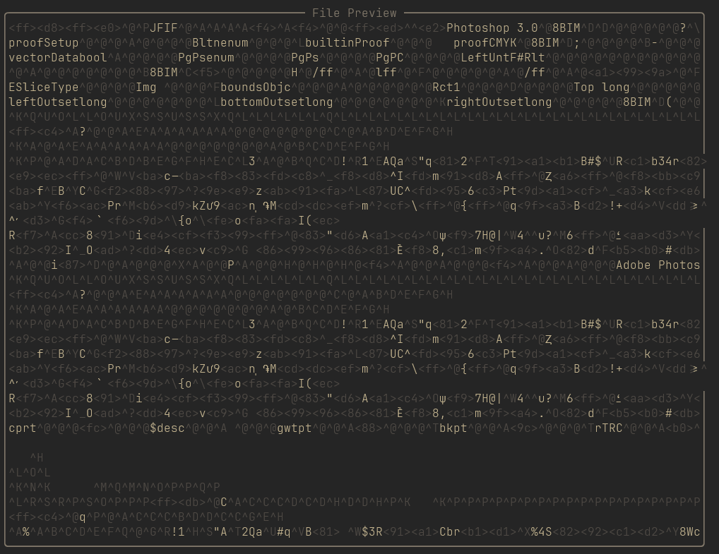 Bizarre rendering after showing binary file content in Telescope preview · Issue #2776 · nvim ...