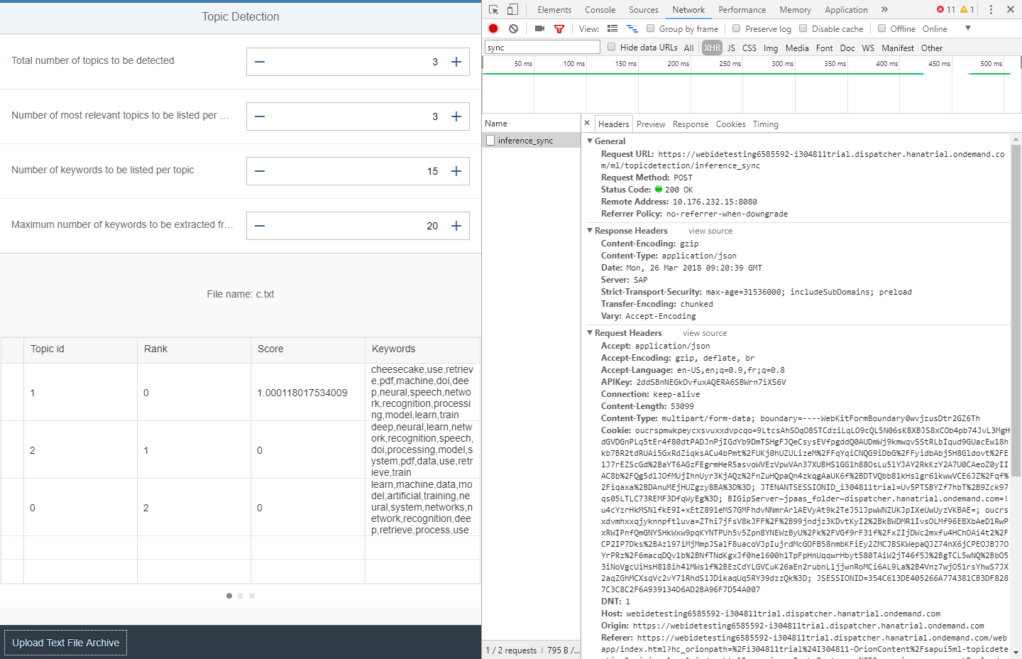 Topic Detection ML service with SAPUI5 · Issue #2291 · sap-tutorials/Tutorials · GitHub