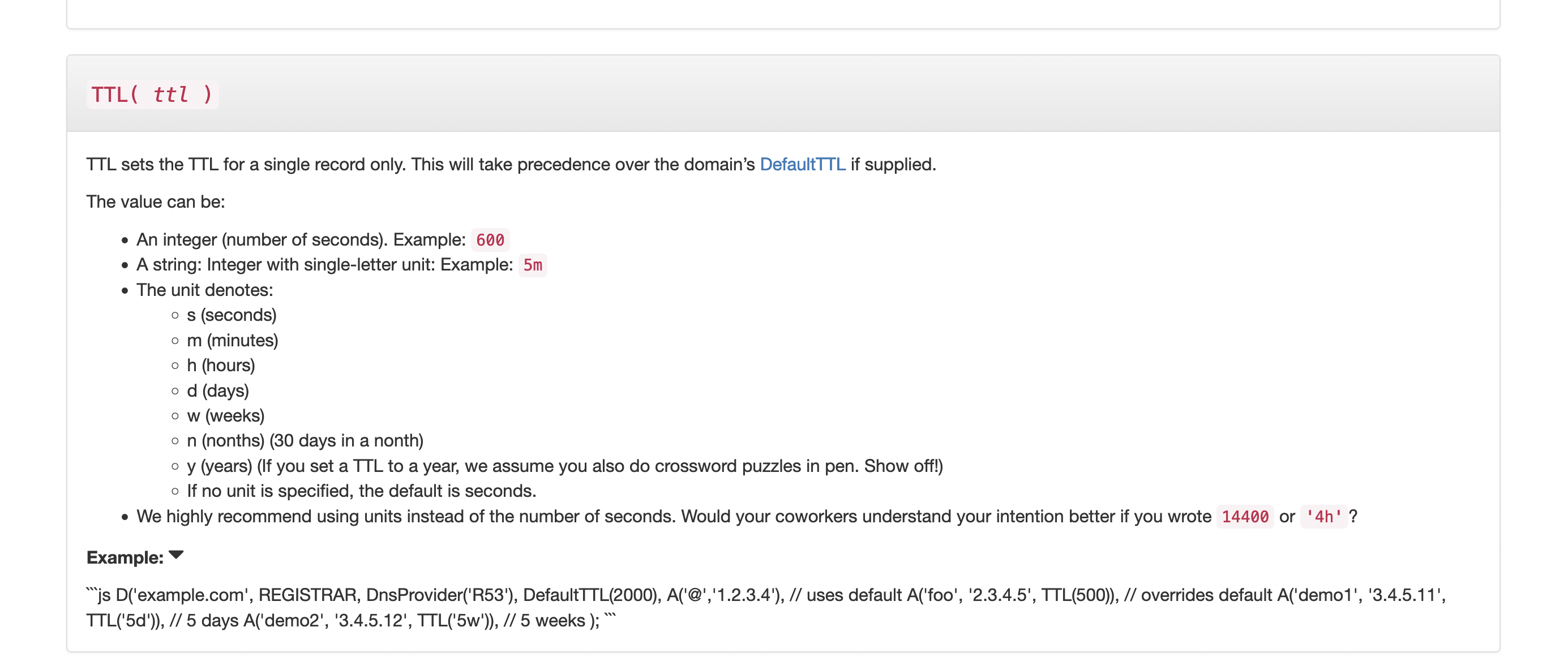Documentation Examples not being formatted correctly · Issue #1420 · StackExchange/dnscontrol ...