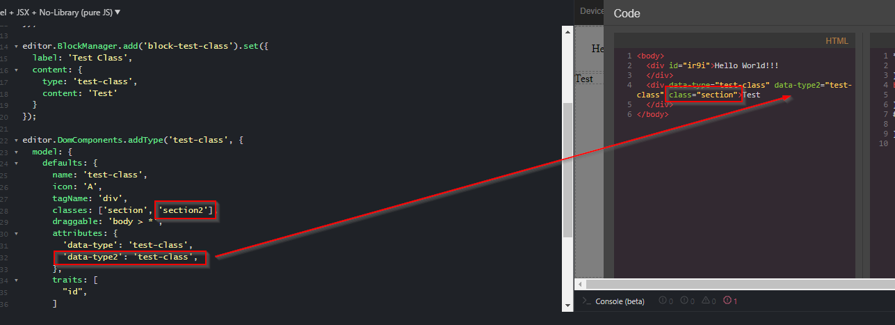 BUG: Class modifications of components are not automatically detected · Issue #5379 · GrapesJS ...