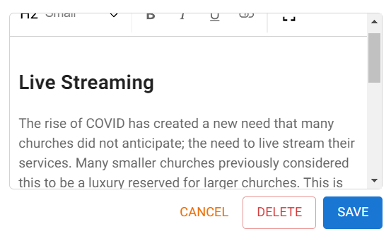 Lock toolbar on WYSIWYG scroll · Issue #123 · ChurchApps/ChurchAppsSupport · GitHub