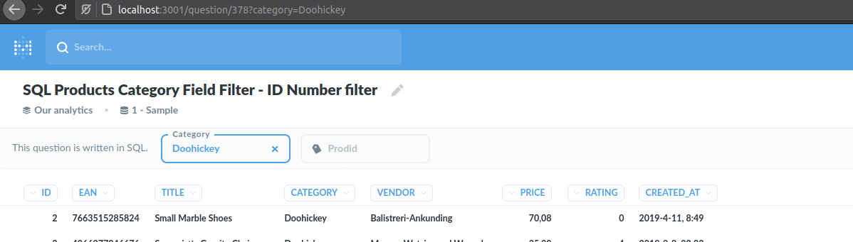 Native questions with filters with default values cannot be cleared · Issue #13961 · metabase ...