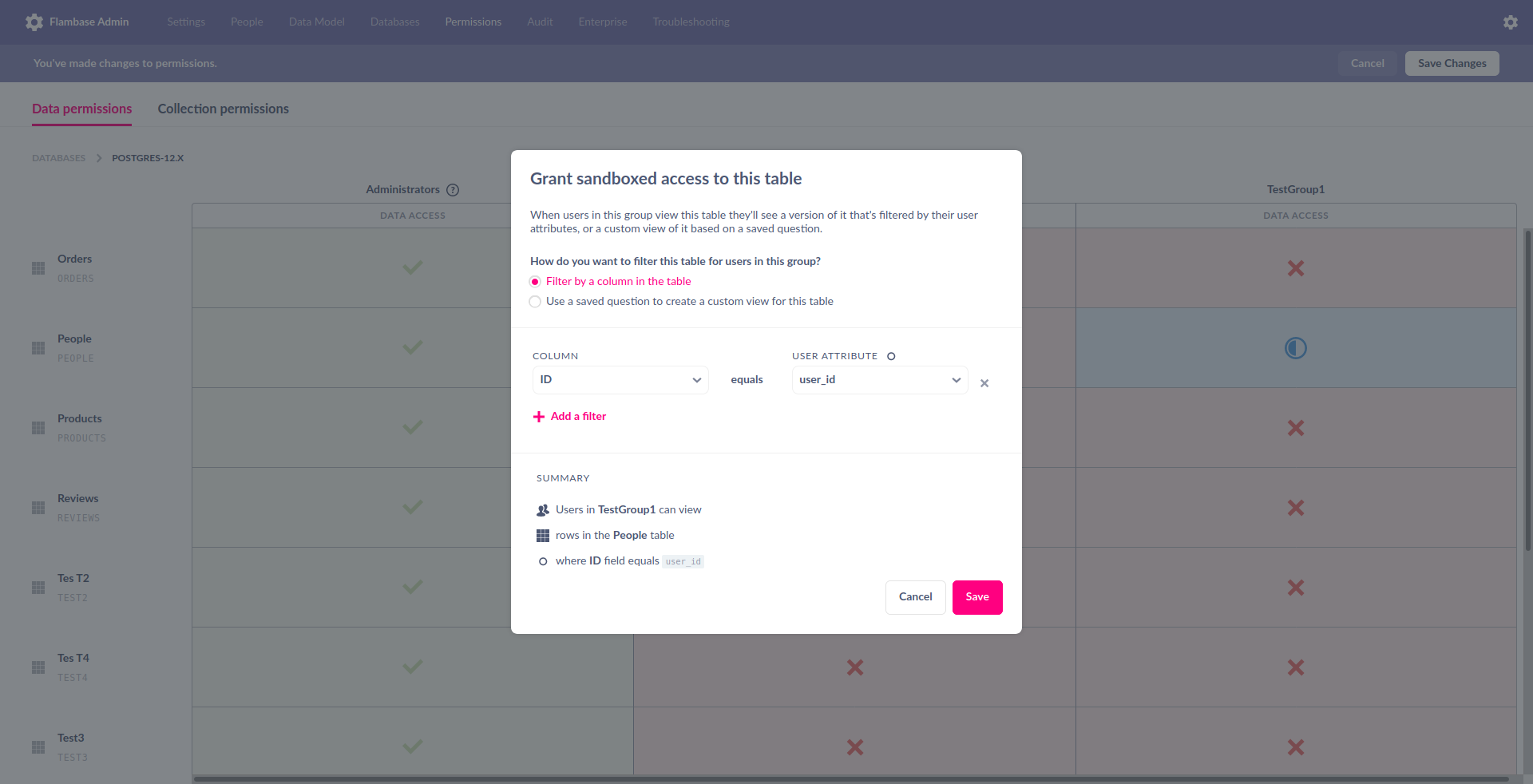 regexextract breaks query on sandboxed table · Issue #14873 · metabase/metabase · GitHub