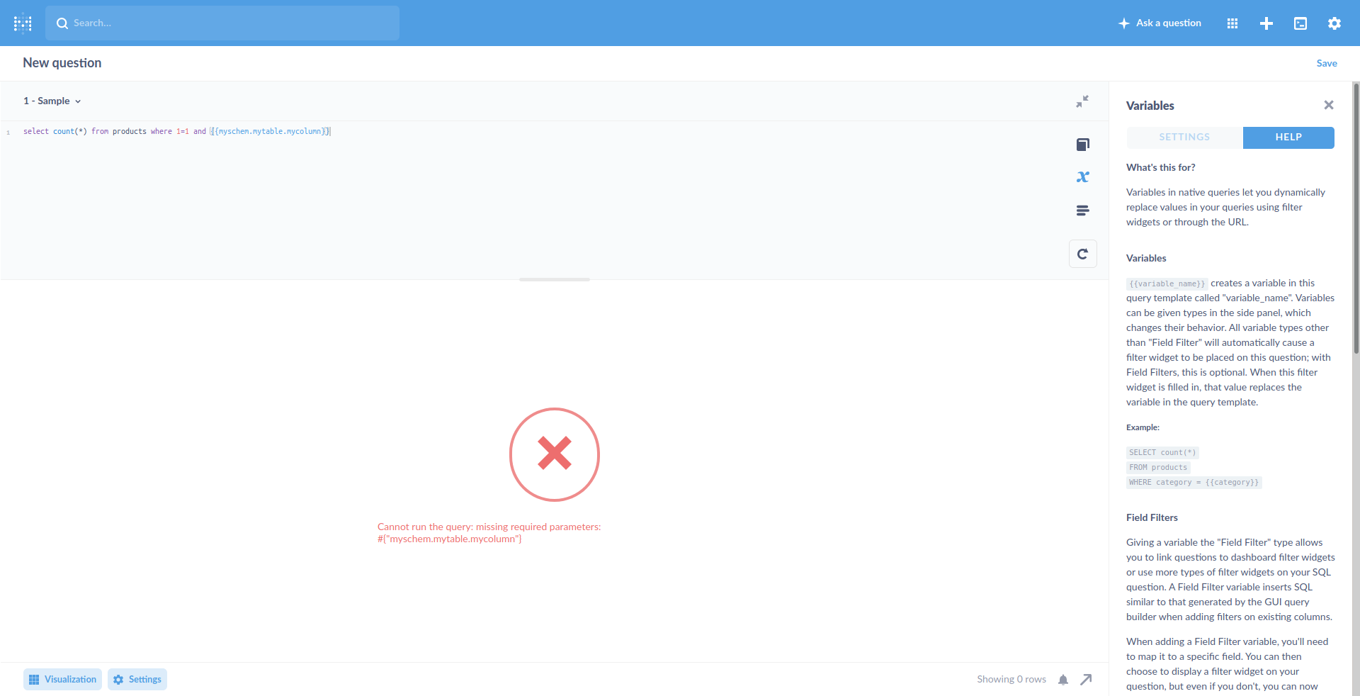 SQL variables with dots isn't detected correctly leaving confusion of usage · Issue #15029 ...