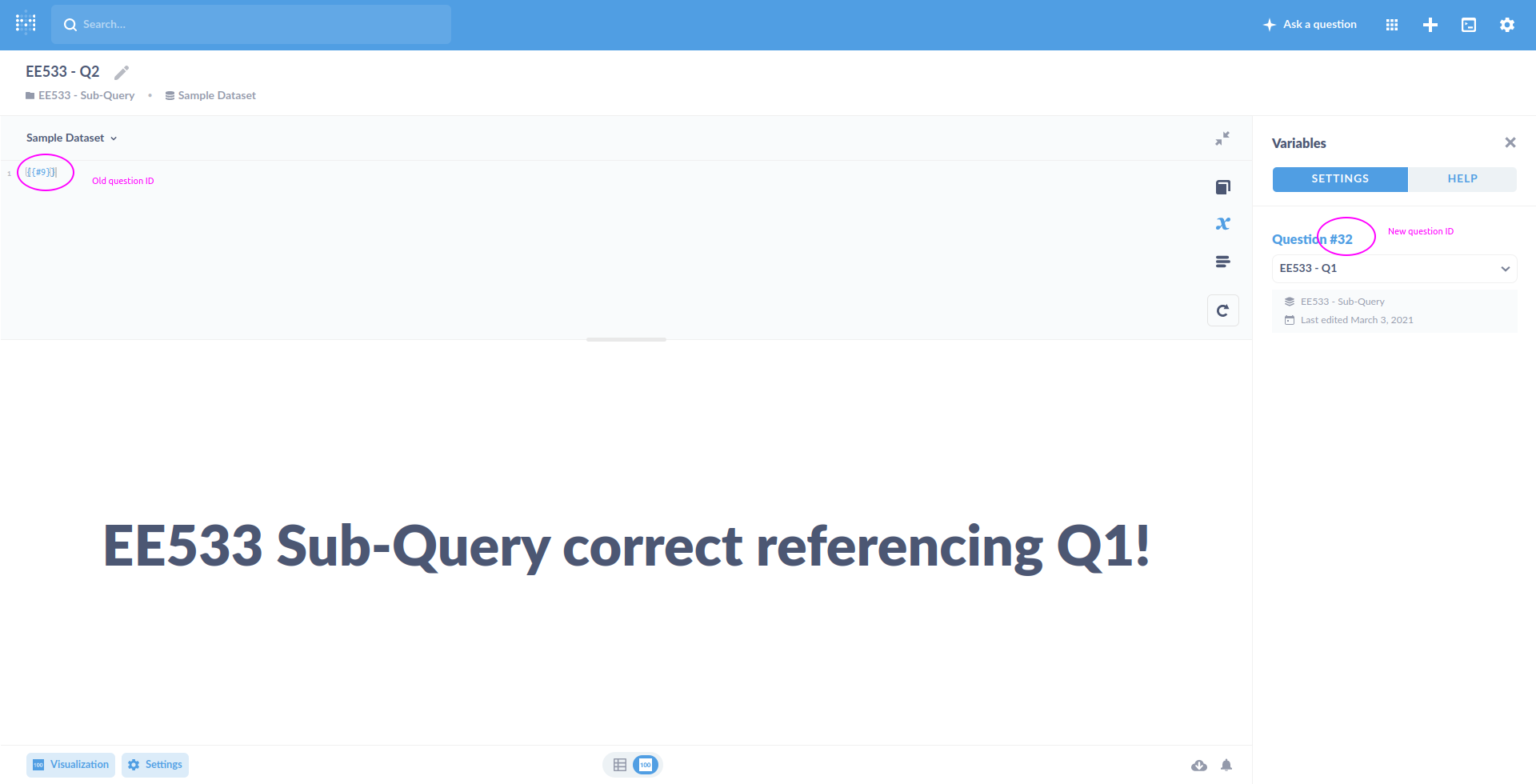Serialization doesn't update Sub-Query variable references in the editor · Issue #15051 ...