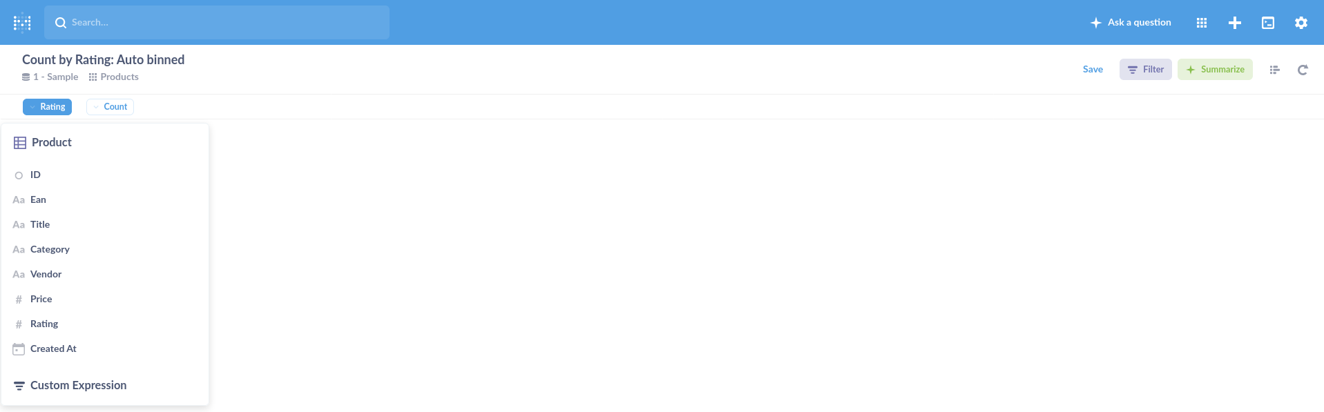 Column filters on binned columns not working as expected · Issue #15334 ...