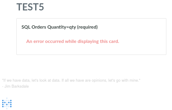 Dashboard Subscription fails, when using dashboard default filter value on Native query with ...