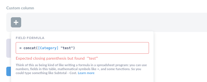 Custom Expression error can sometimes be slightly misleading · Issue #15892 · metabase/metabase ...
