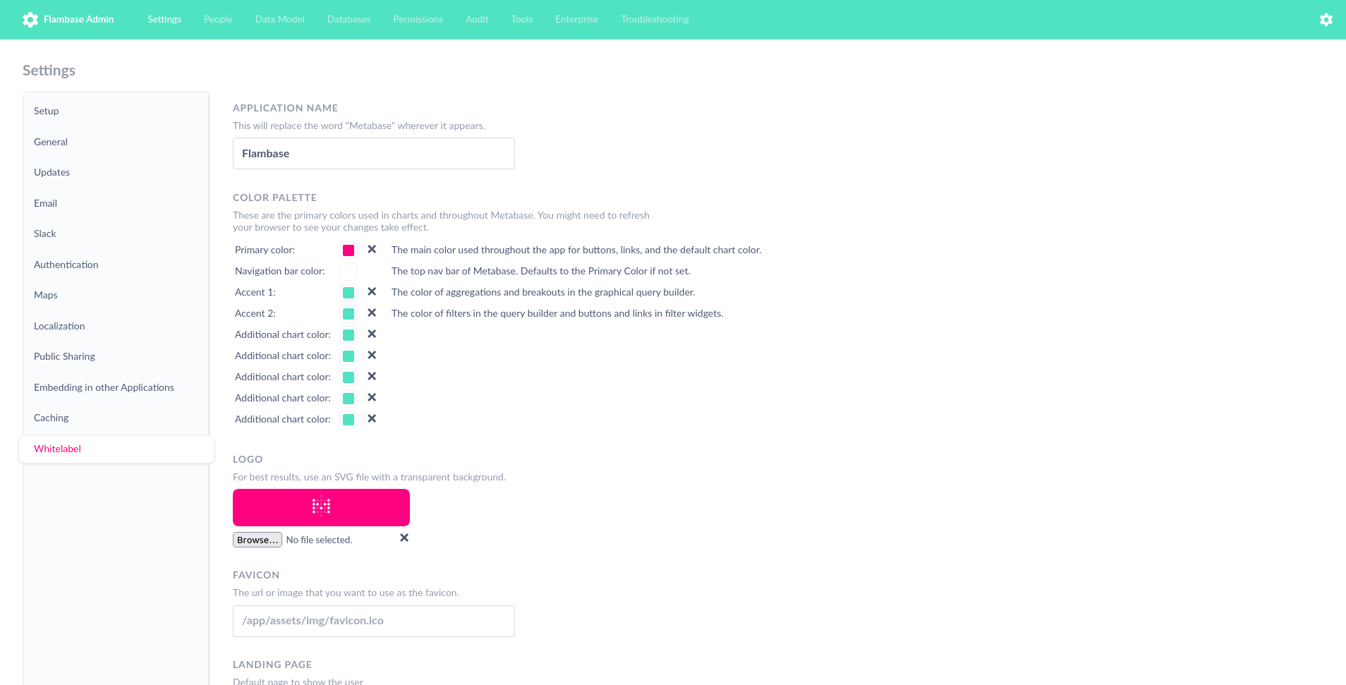 X-ray charts don't seem to respect whitelabel colors · Issue #22476 · metabase/metabase · GitHub