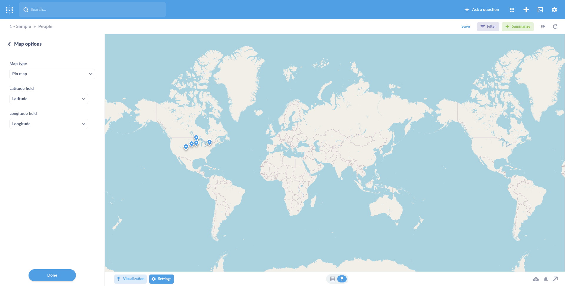 Pin map only show pins once, but it's possible to pan to the wrong direction, so it does not ...