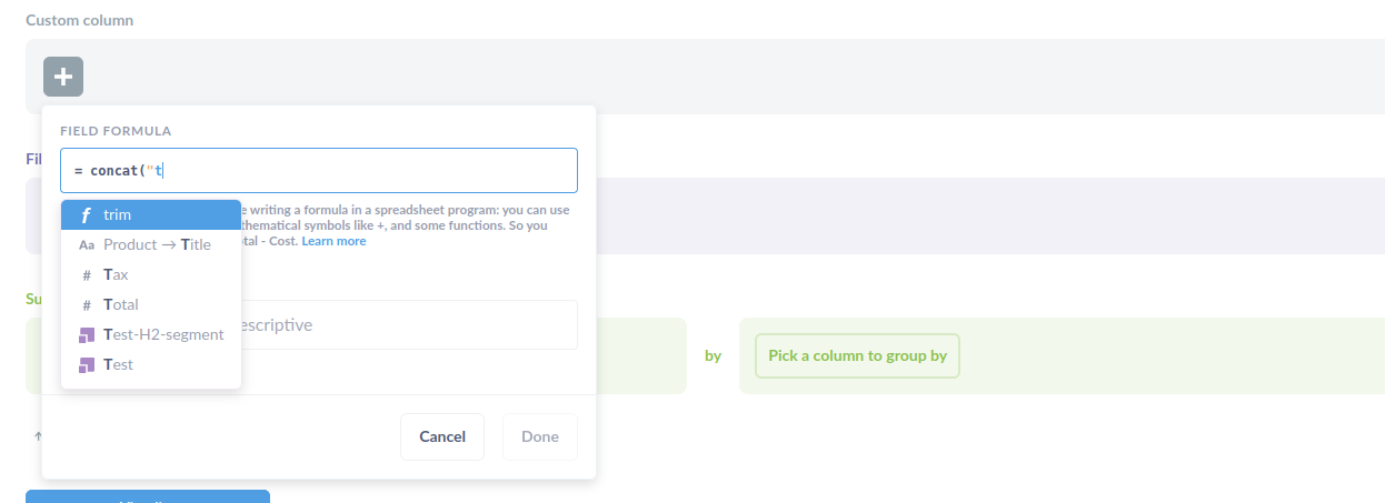 Custom expression suggestion: don't highlight too many characters by ariya · Pull Request #19024 ...