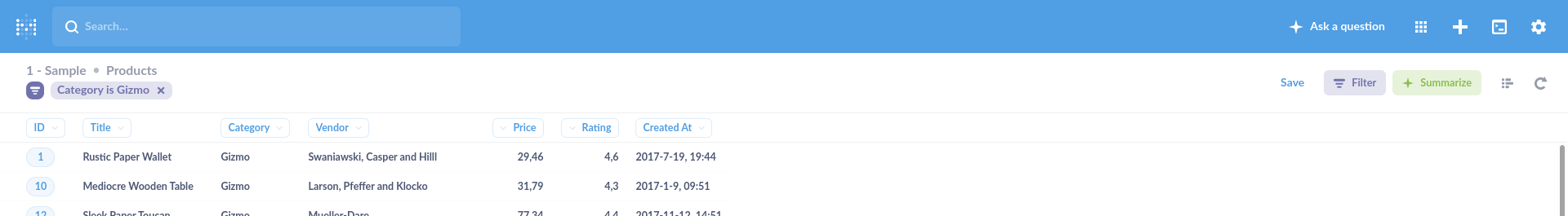 When Filtering By Entity Key Then Most Options Are In Simple 