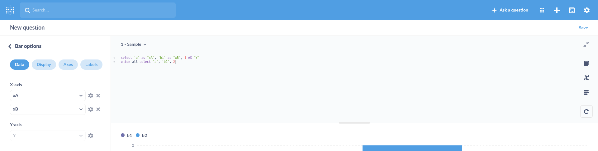 Visualization "auto-viz" doesn't keep existing settings, when changing fields returned · Issue ...