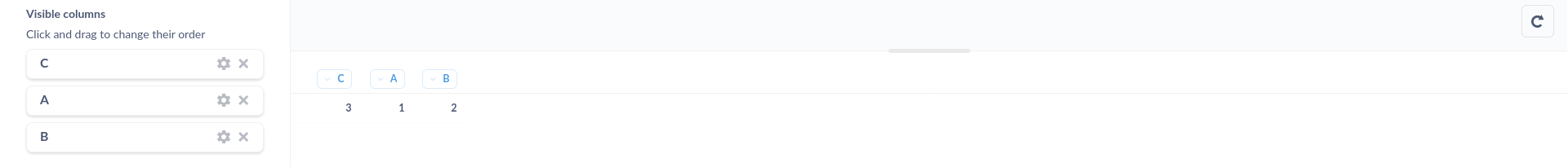 Certain Visualization Settings Can Cause Empty Missing Columns On Export · Issue 19889