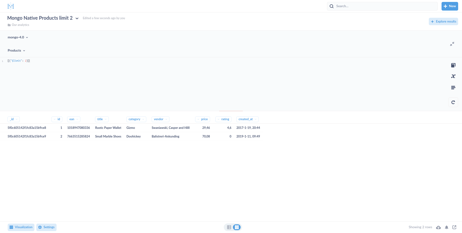 Do not offer "Explore results" unless the database supports it · Issue #22822 · metabase ...