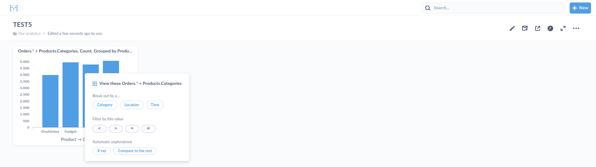 Drill-through to questions with add columns (implicit join) causes no filtering to be defined ...