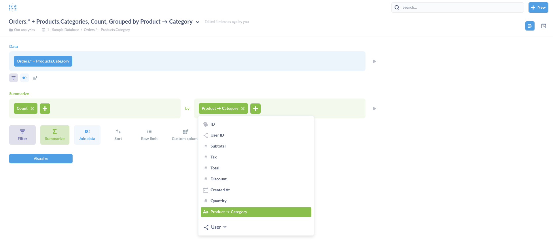 Drill-through to questions with add columns (implicit join) causes no filtering to be defined ...