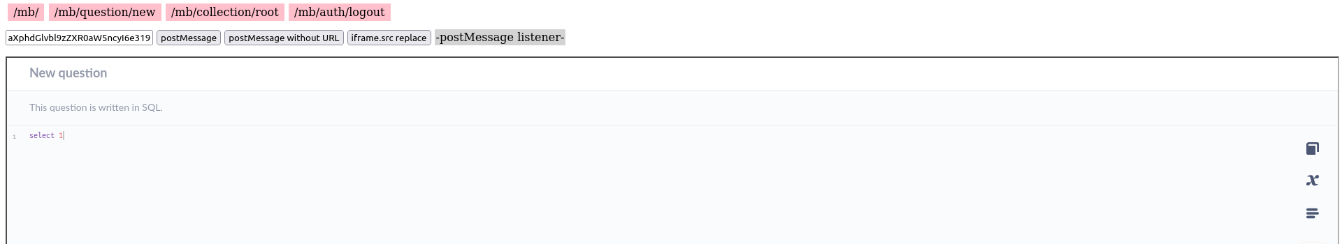 Data selector not working in FullApp embedding if going directly from location that hasn't ...